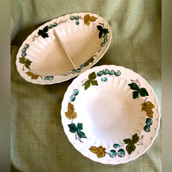 Metlox | Dining | Vintage Metlox Vineyard Poppytrail Serving Dishes ...